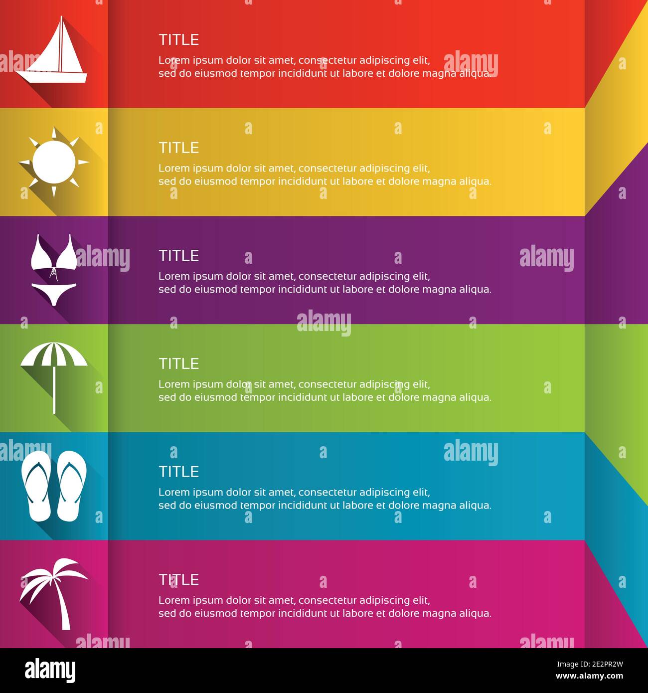 Flat infographic hi-res stock photography and images - Alamy