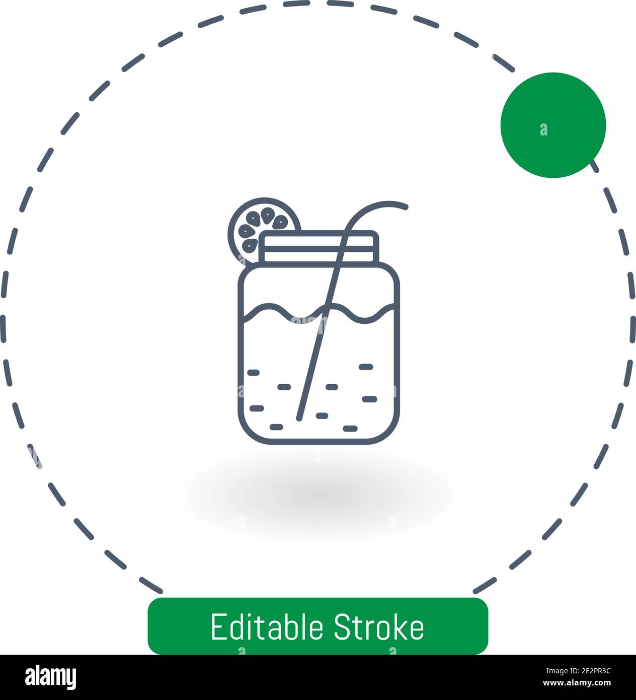 fruit juice vector icon editable stroke outline icons for web and ...