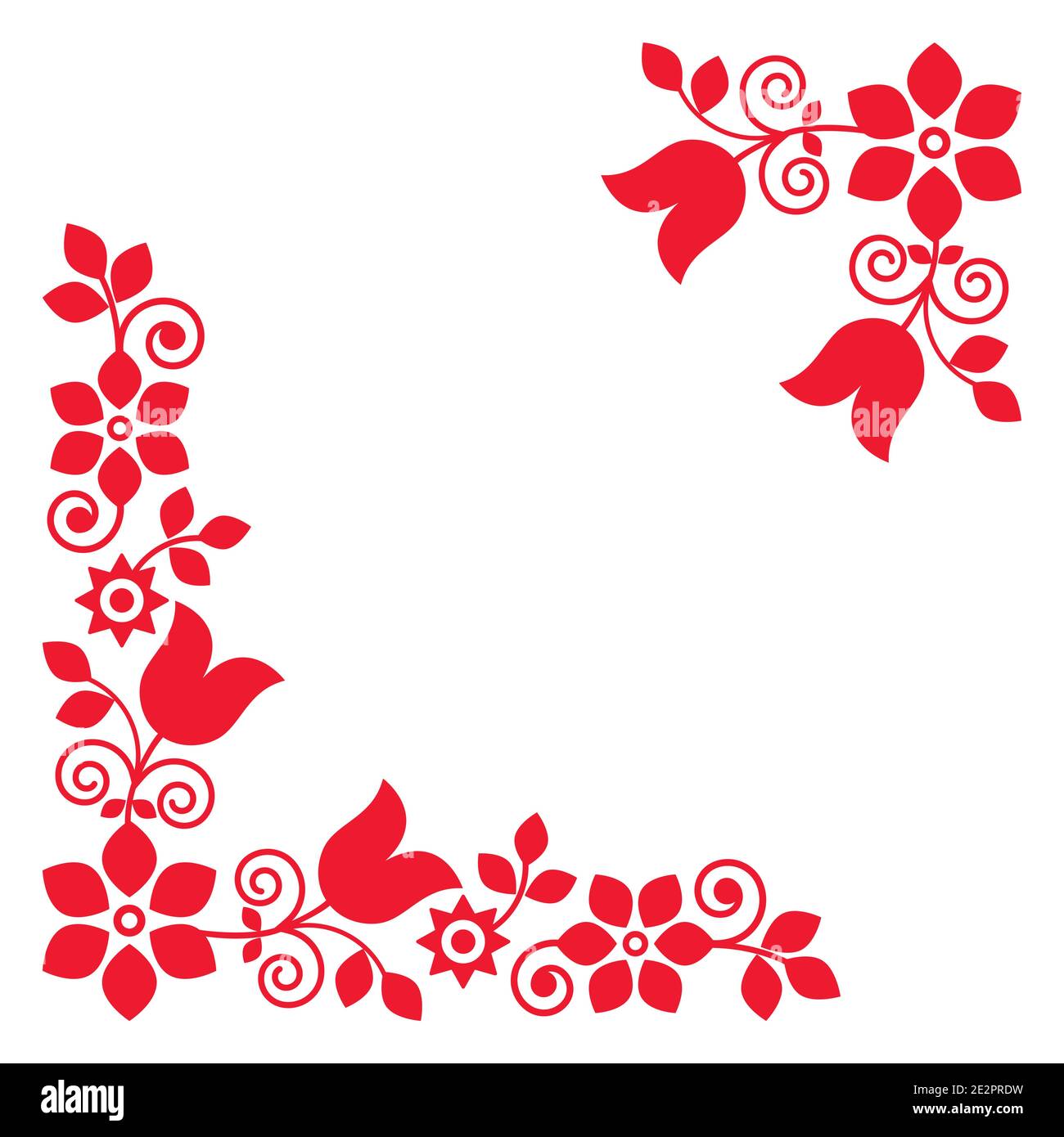 Corner design vector vectors hi-res stock photography and images - Alamy