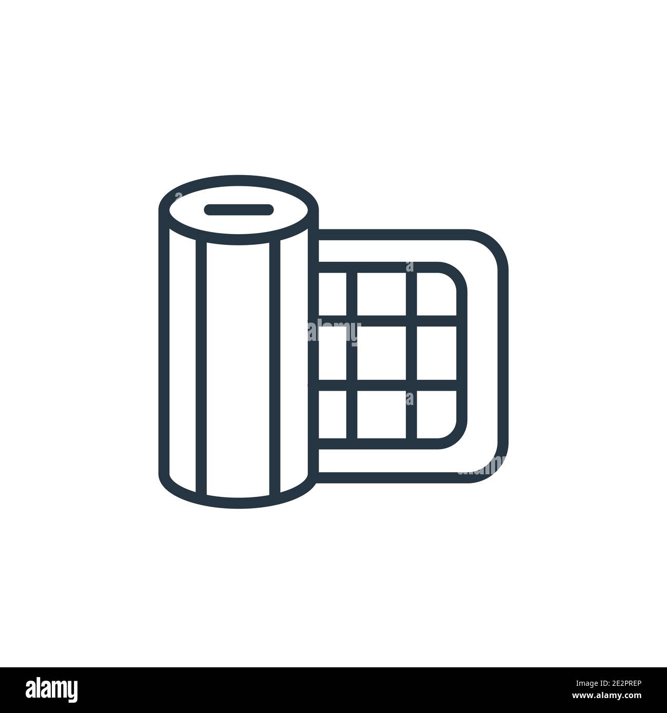Gauze outline vector icon. Thin line black gauze icon, flat vector ...