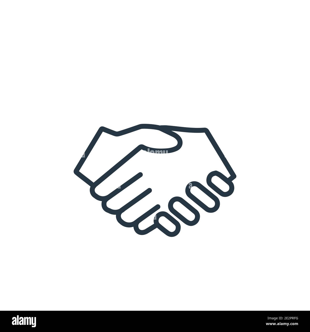 Trade outline vector icon. Thin line black trade icon, flat vector ...