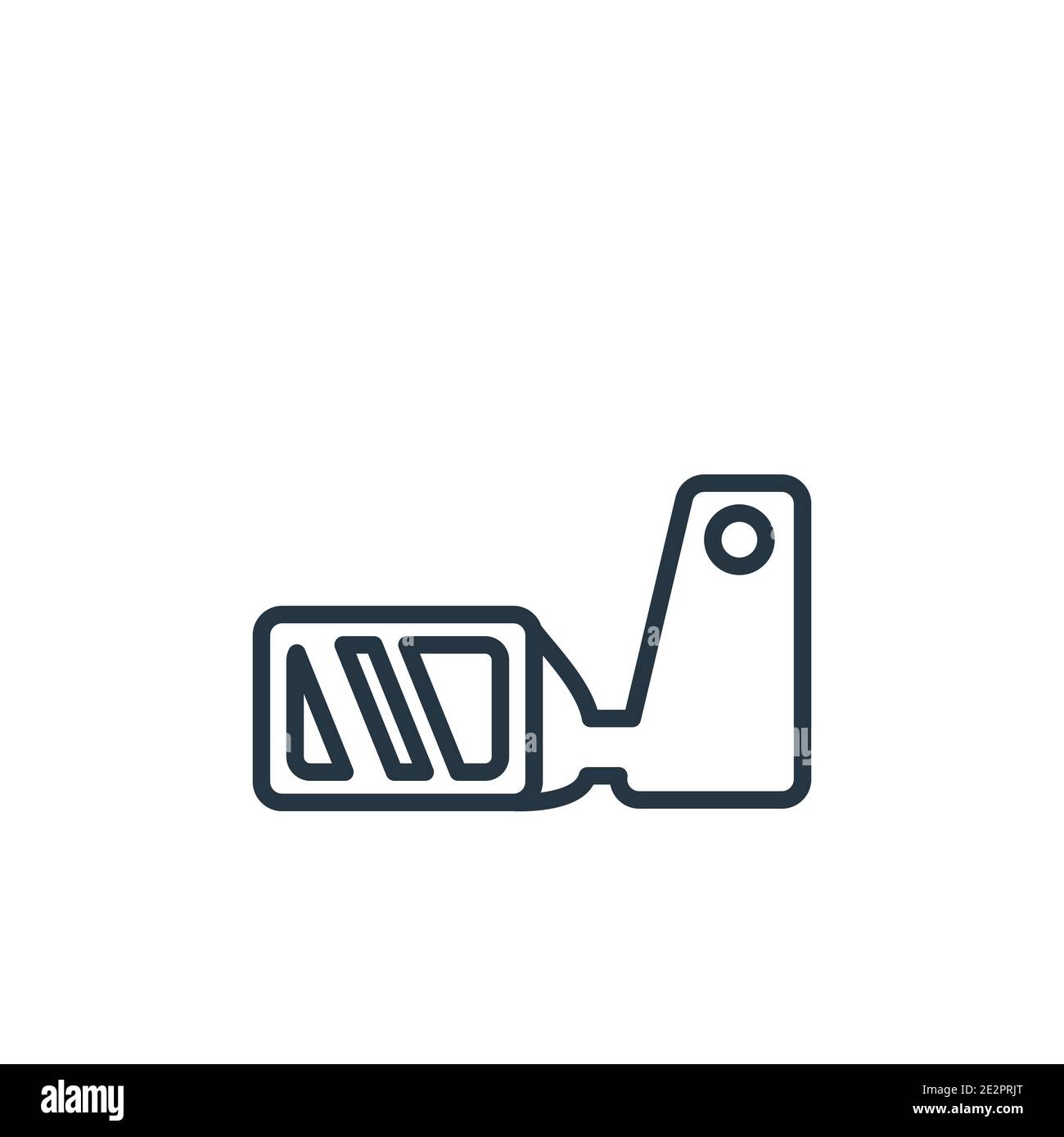 Car wing mirror outline vector icon. Thin line black car wing mirror ...