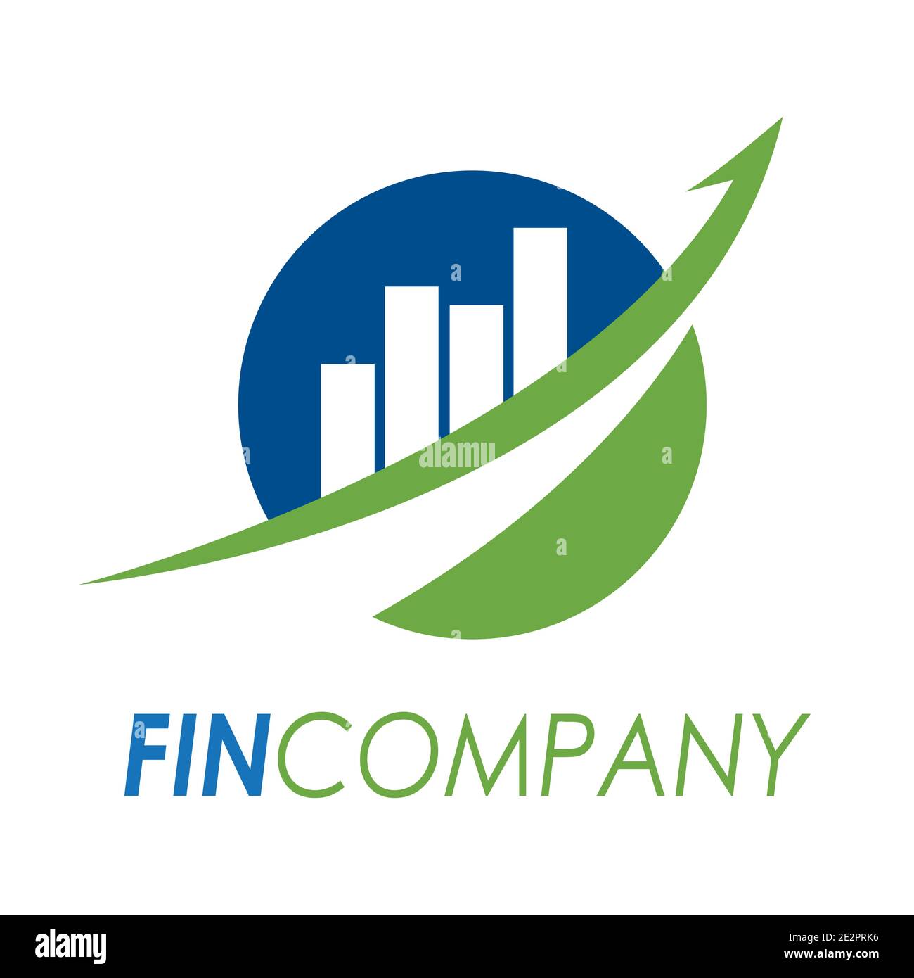 Vector logo of a financial, marketing company Stock Vector Image & Art ...