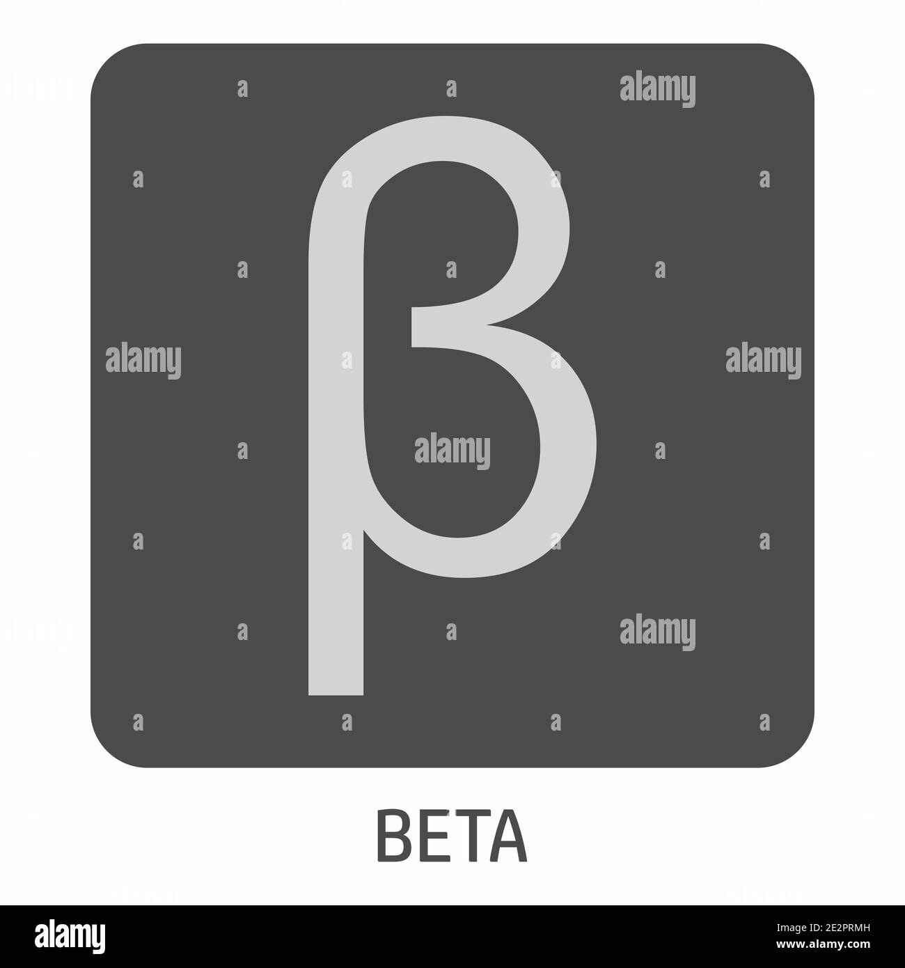 Beta greek letter icon Stock Vector Image & Art - Alamy