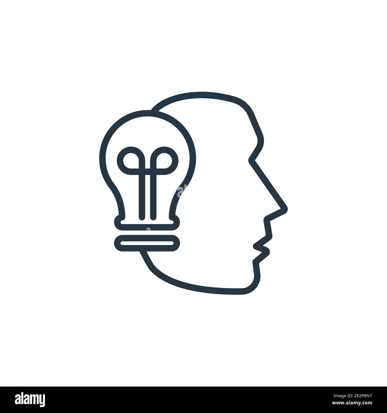 Theory outline vector icon. Thin line black theory icon, flat vector ...