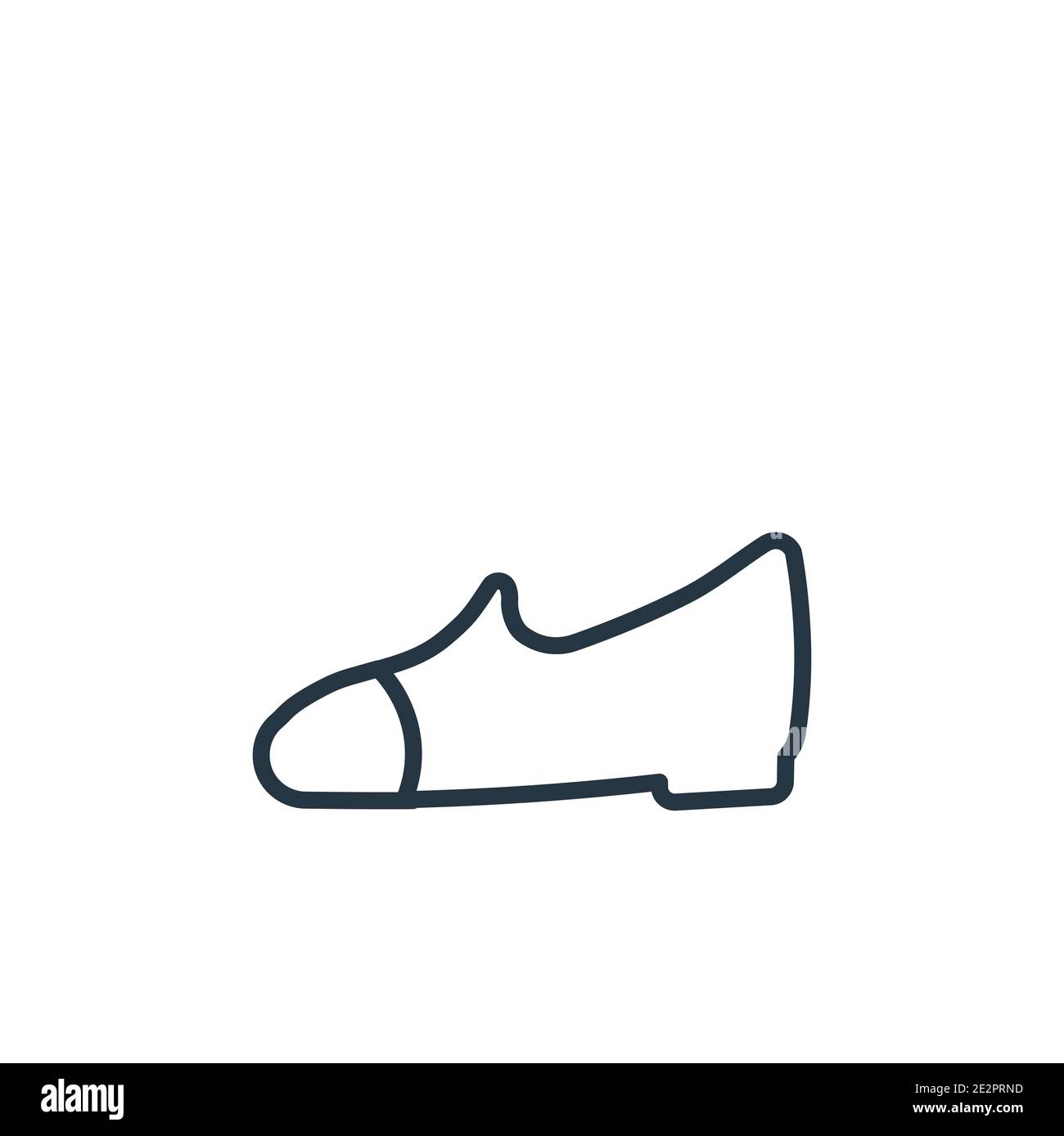 Danica shoes outline vector icon. Thin line black danica shoes icon ...