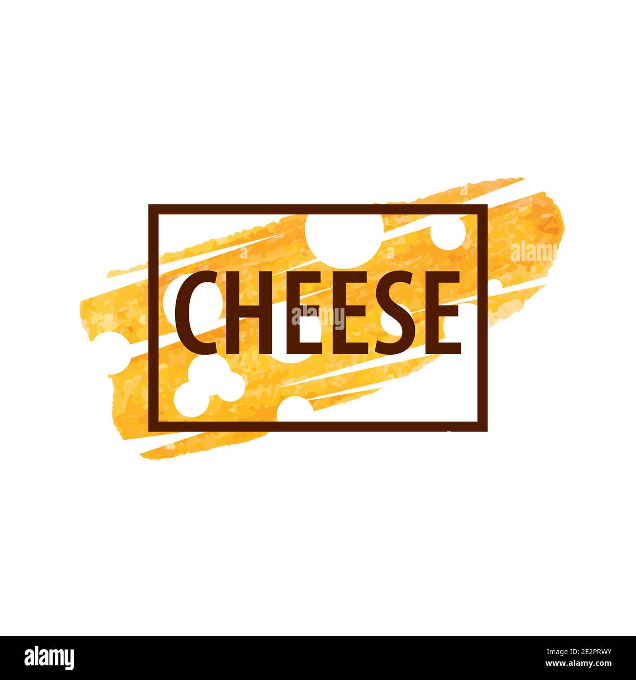 Vector logo of a cheese company Stock Vector Image & Art - Alamy