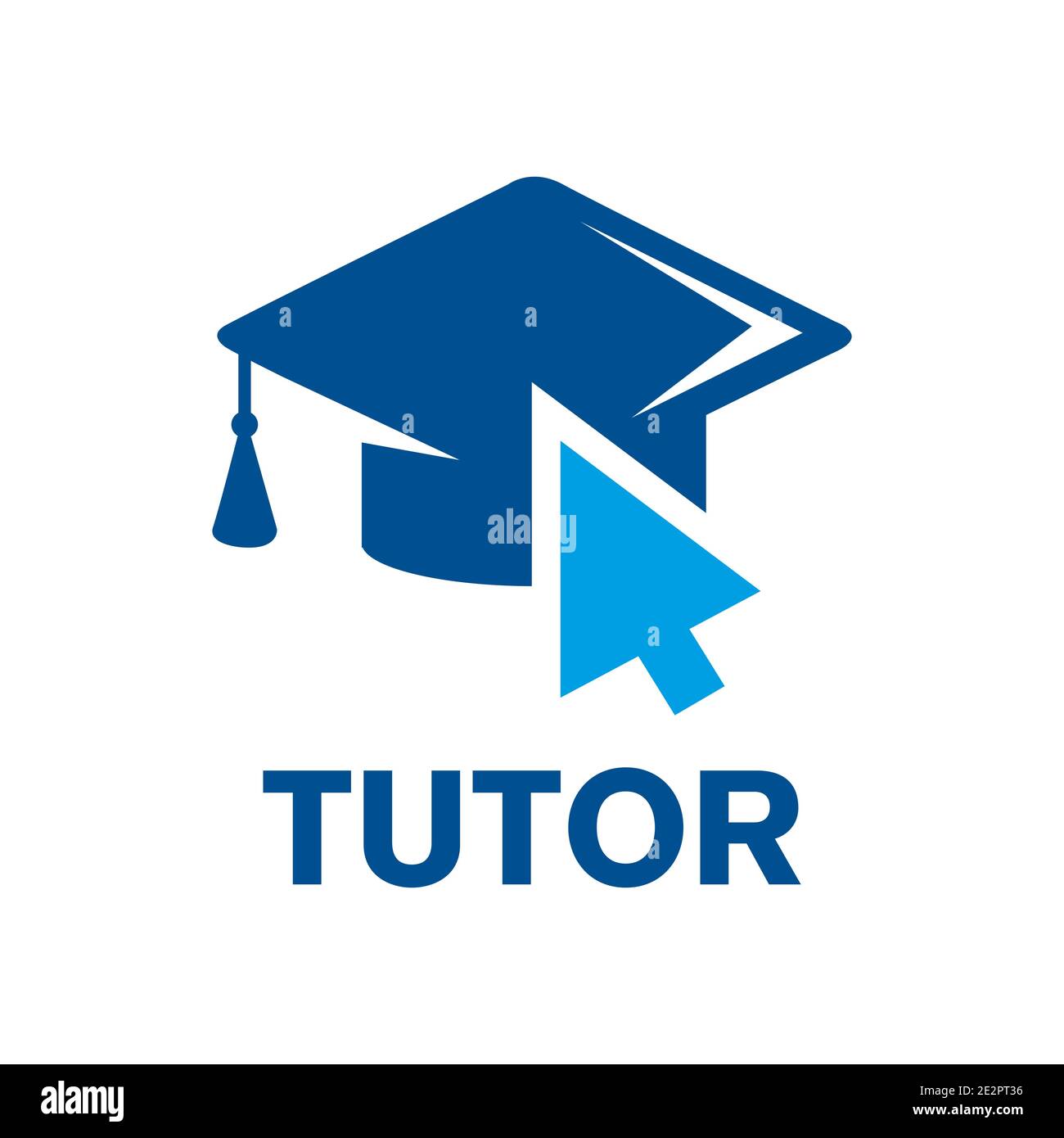 Vector logo of a tutor, educational courses Stock Vector Image & Art ...