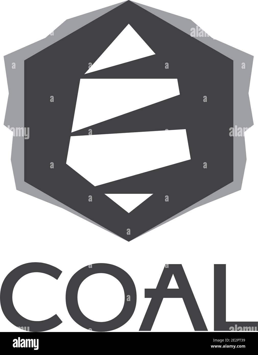 Vector logo of the manufacture and sale of coal Stock Vector Image ...