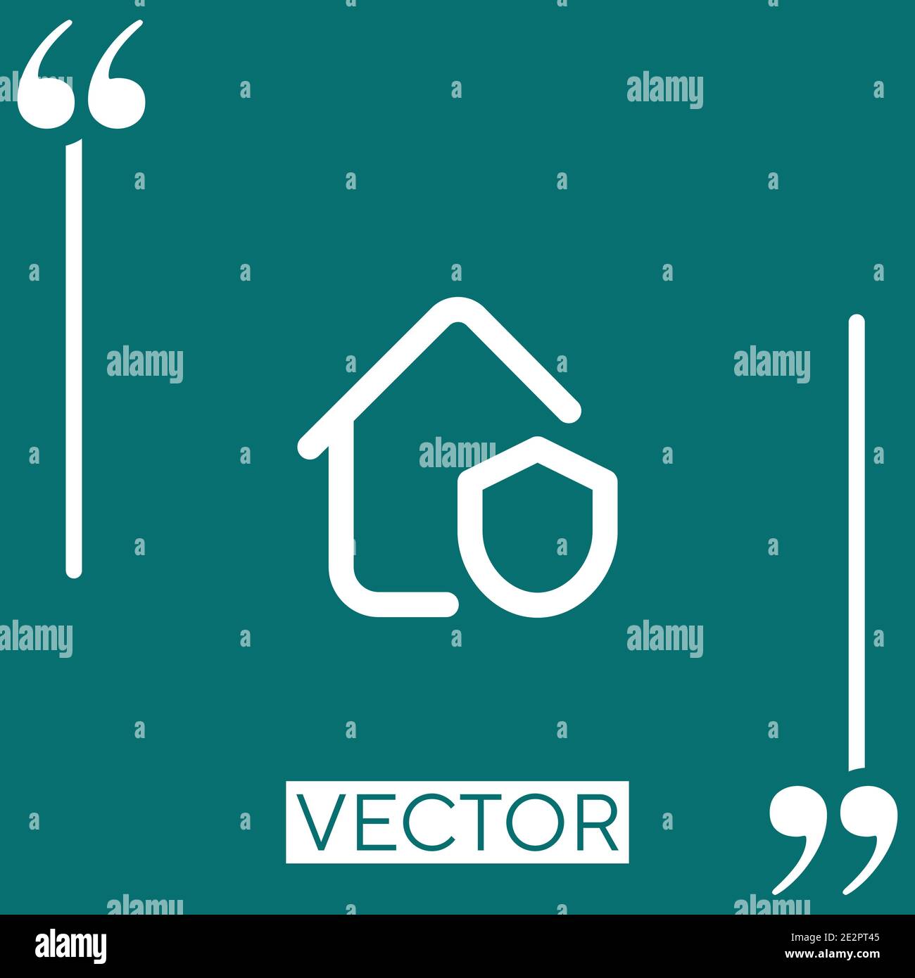 protection Linear icon. Editable stroke line Stock Vector Image & Art ...