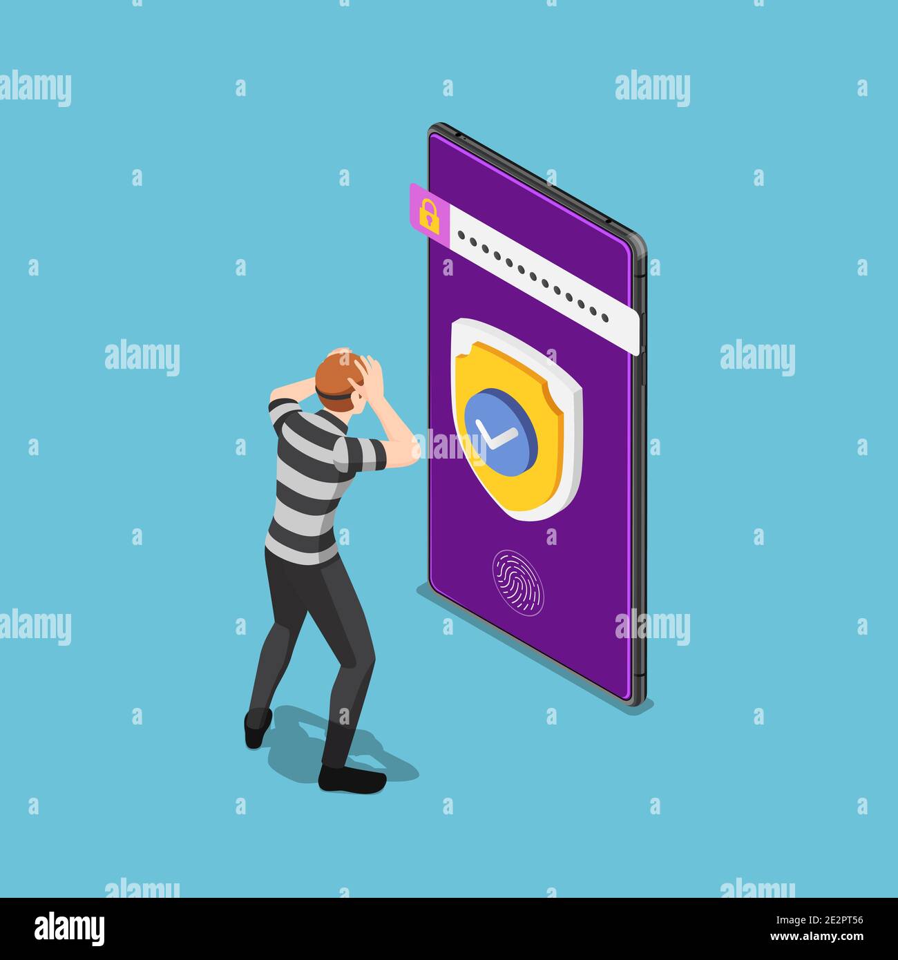 Failed protection Stock Vector Images - Alamy