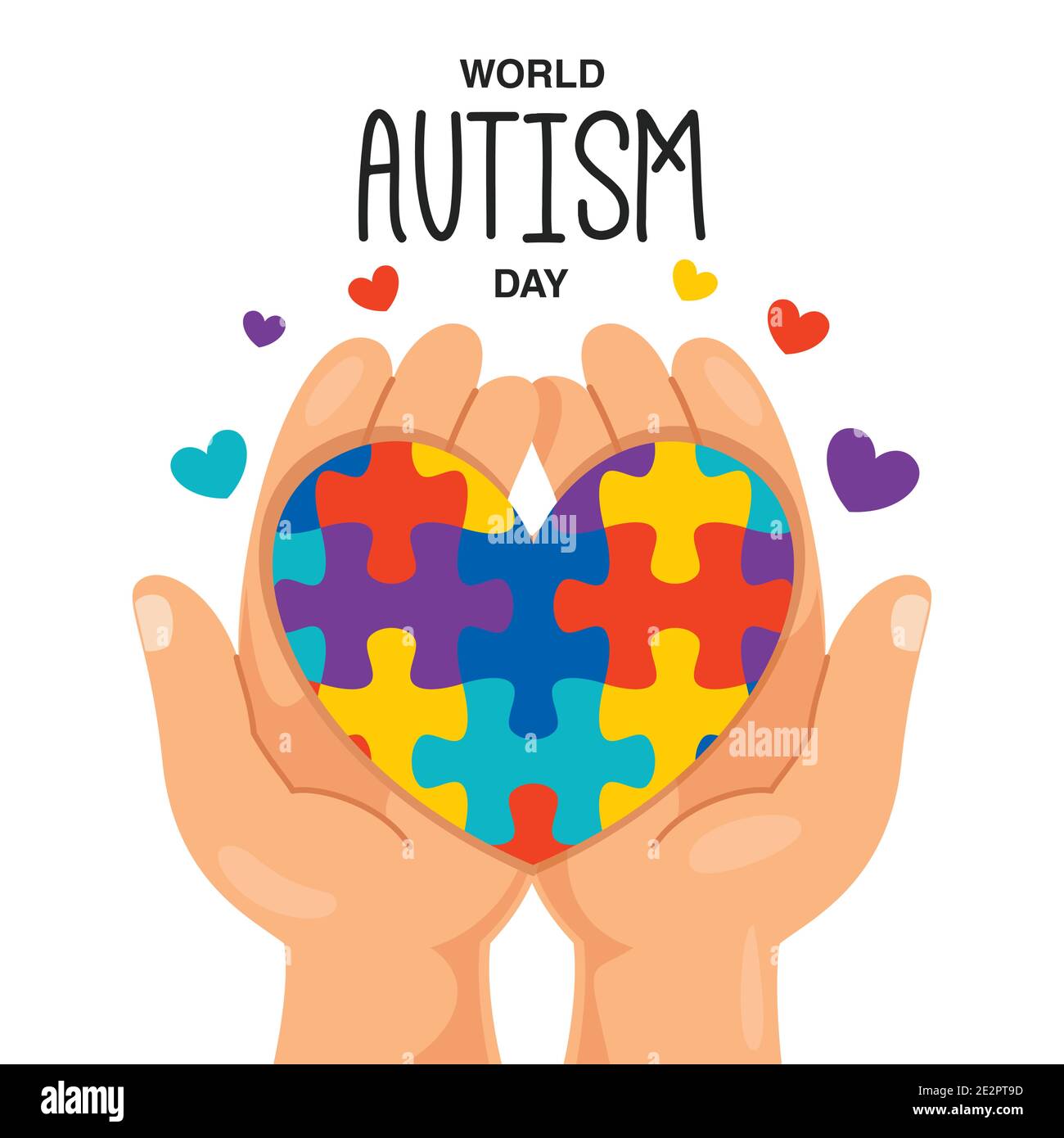 Concept Drawing of Autism Awareness Stock Vector Image & Art - Alamy
