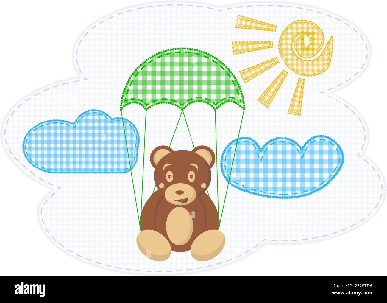 Sun on teddy bear Stock Vector Images - Alamy