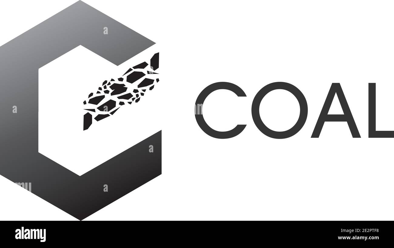 Vector logo of the manufacture and sale of coal Stock Vector Image ...