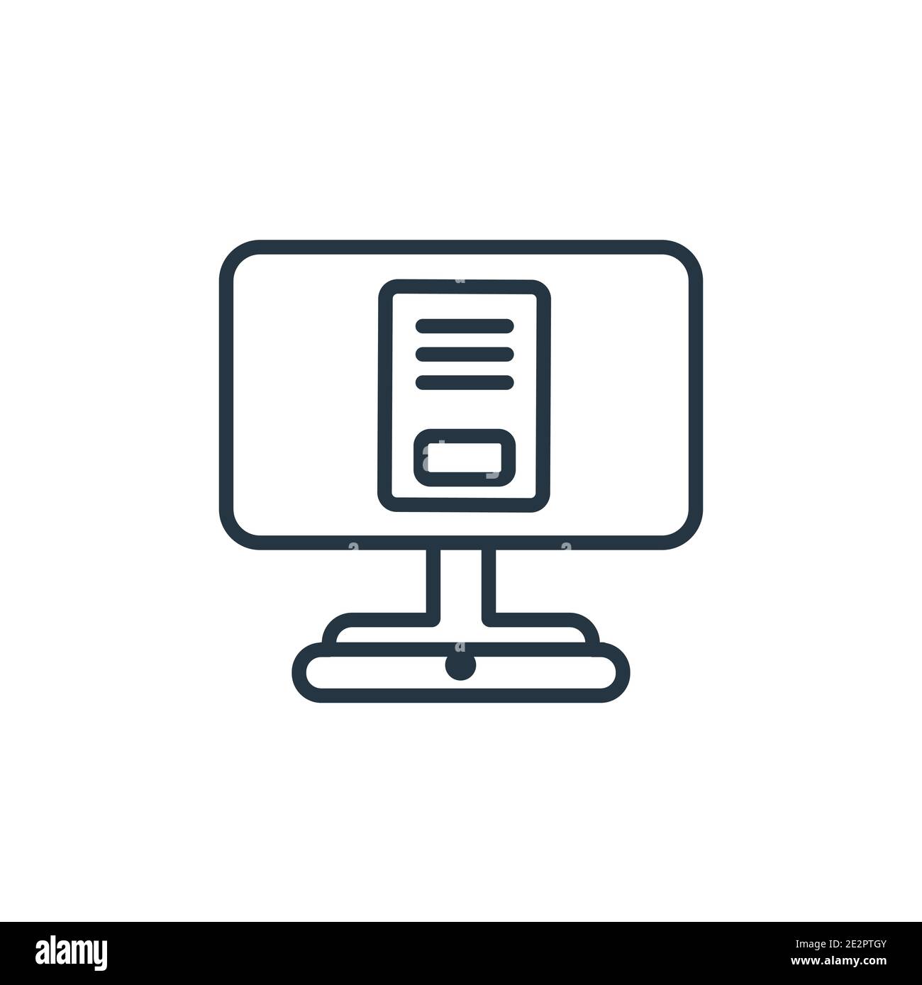 Sheet outline vector icon. Thin line black sheet icon, flat vector ...