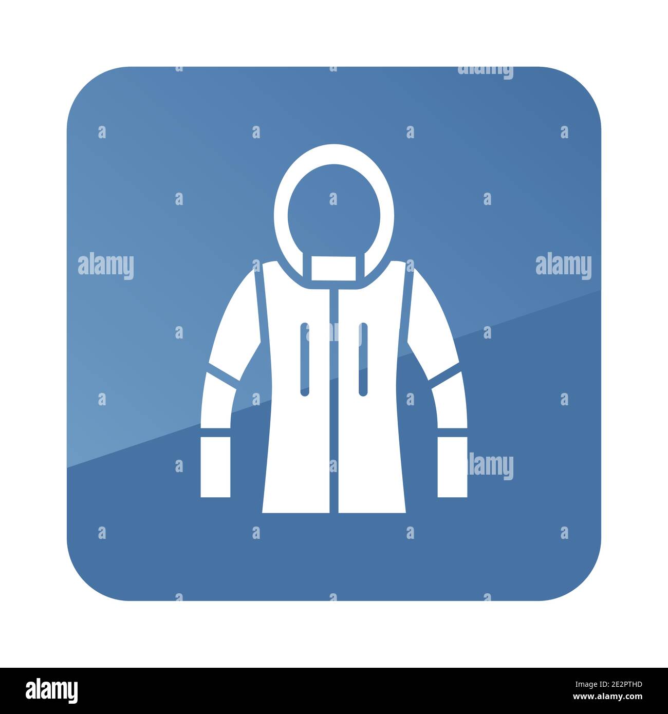 Winter Jacket vector icon. Winter sign. Graph symbol for travel and ...