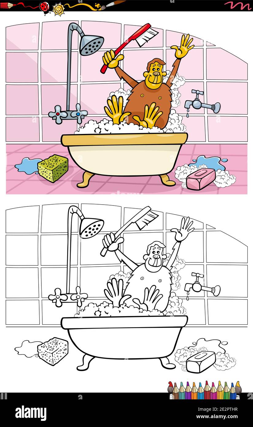 Bath coloring hi-res stock photography and images - Alamy