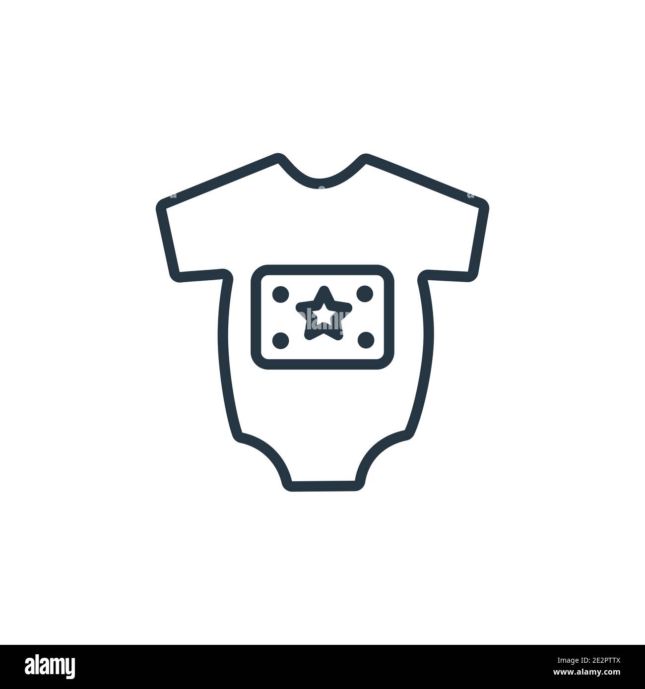 Baby grow outline vector icon. Thin line black baby grow icon, flat ...