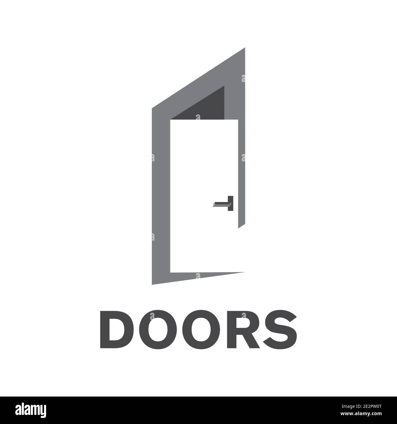 Vector logo of a door store Stock Vector Image & Art - Alamy