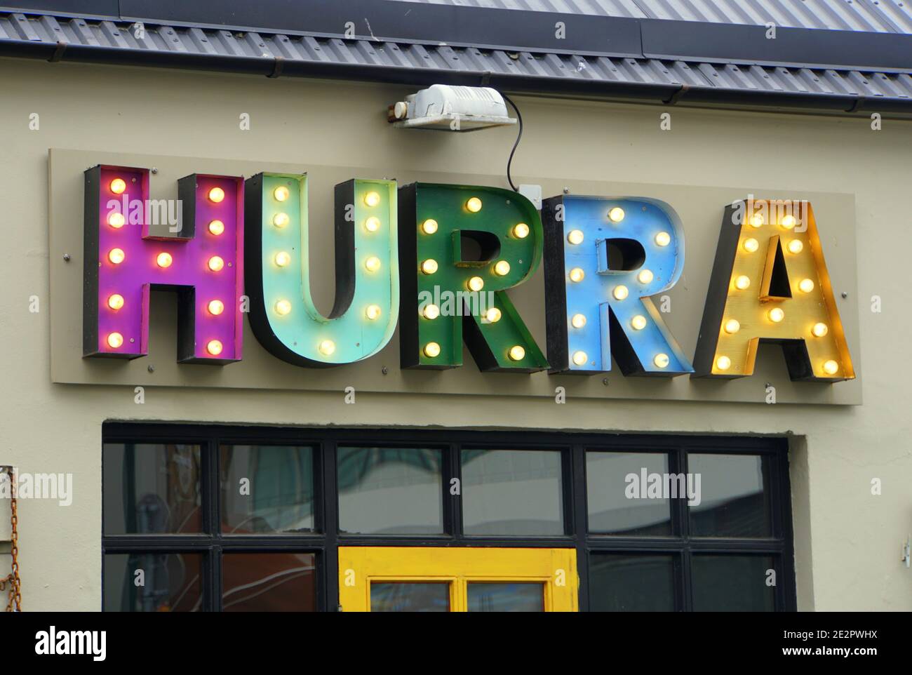 Hurra sign hi-res stock photography and images - Alamy