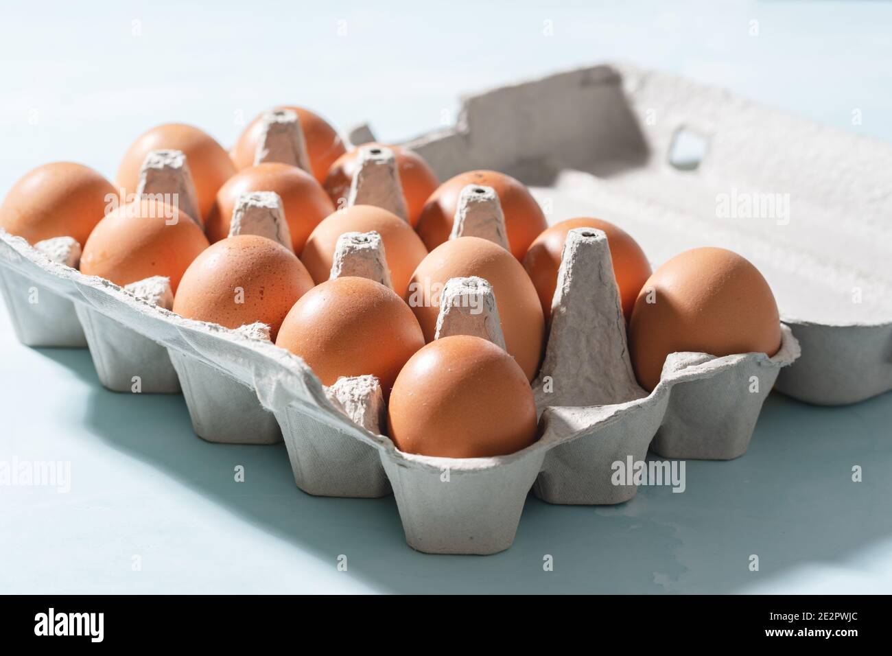 Cardboard container for eggs hi-res stock photography and images - Alamy