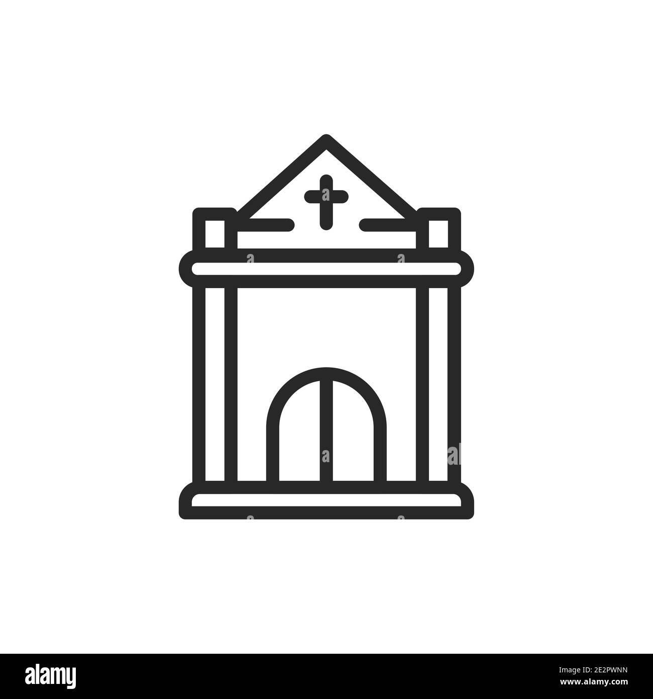 Vector design arch line drawing hi-res stock photography and images - Alamy