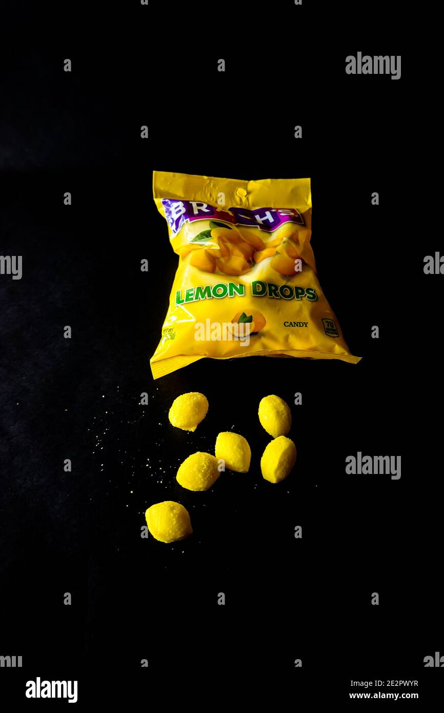 Bag of lemon drops hi-res stock photography and images - Alamy
