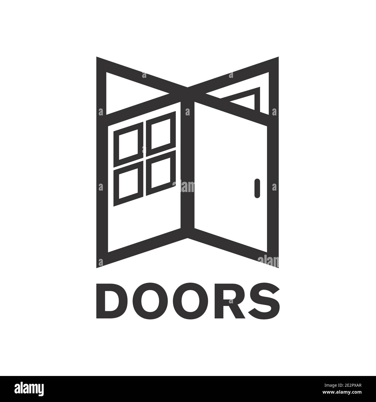 Vector logo of a door store Stock Vector Image & Art - Alamy