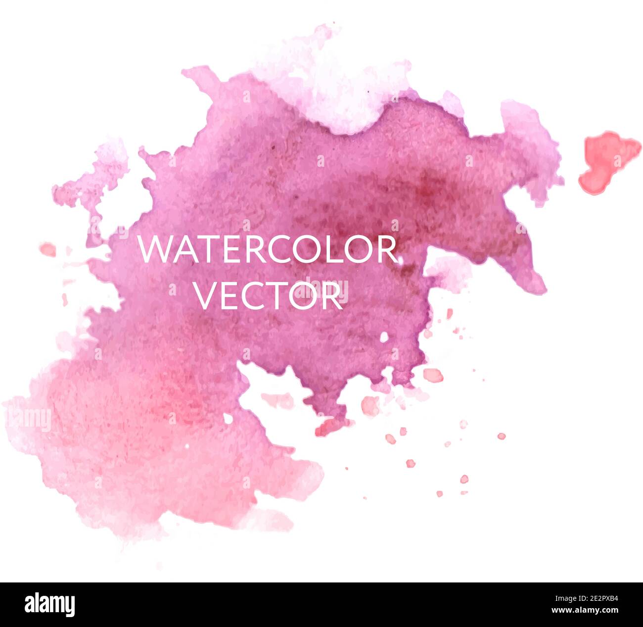 Abstract watercolor splash. Watercolor drop vector Stock Vector Image ...