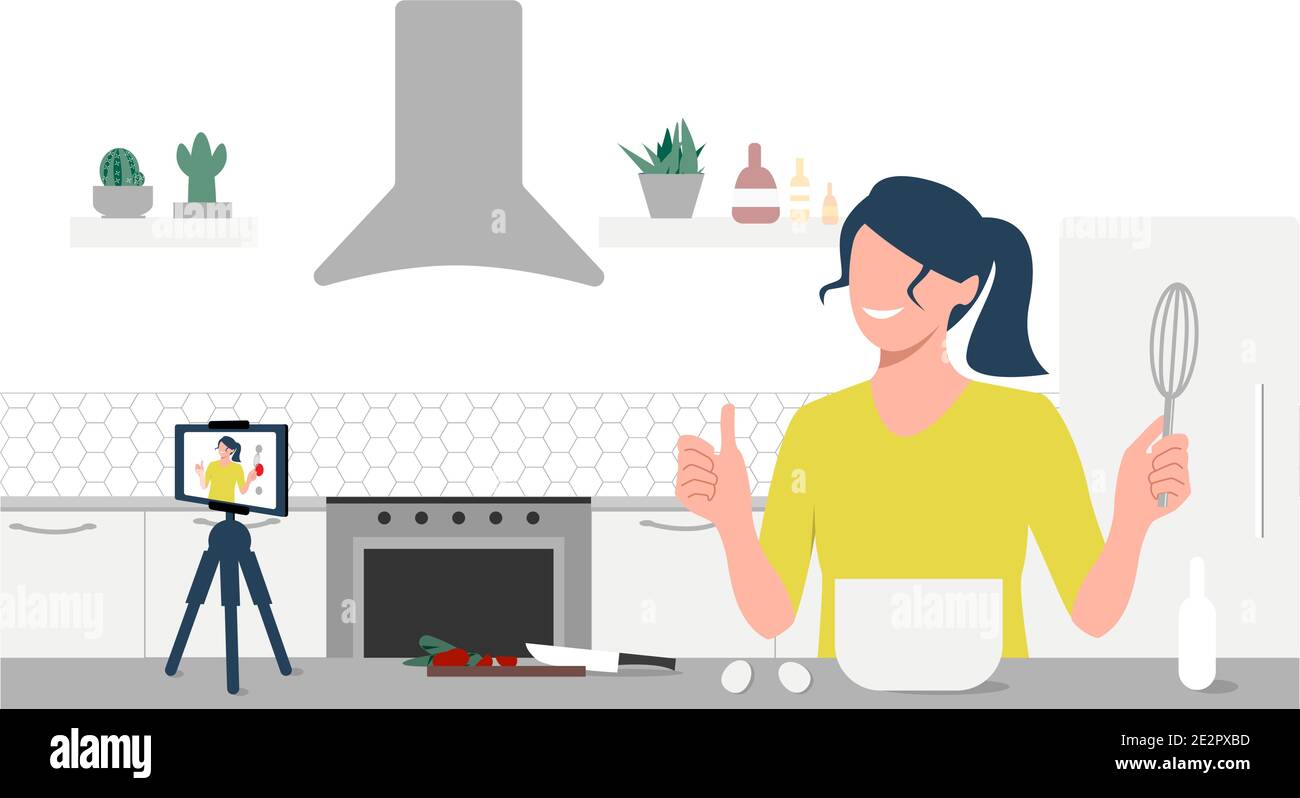 Diy video course cook Stock Vector Images - Alamy