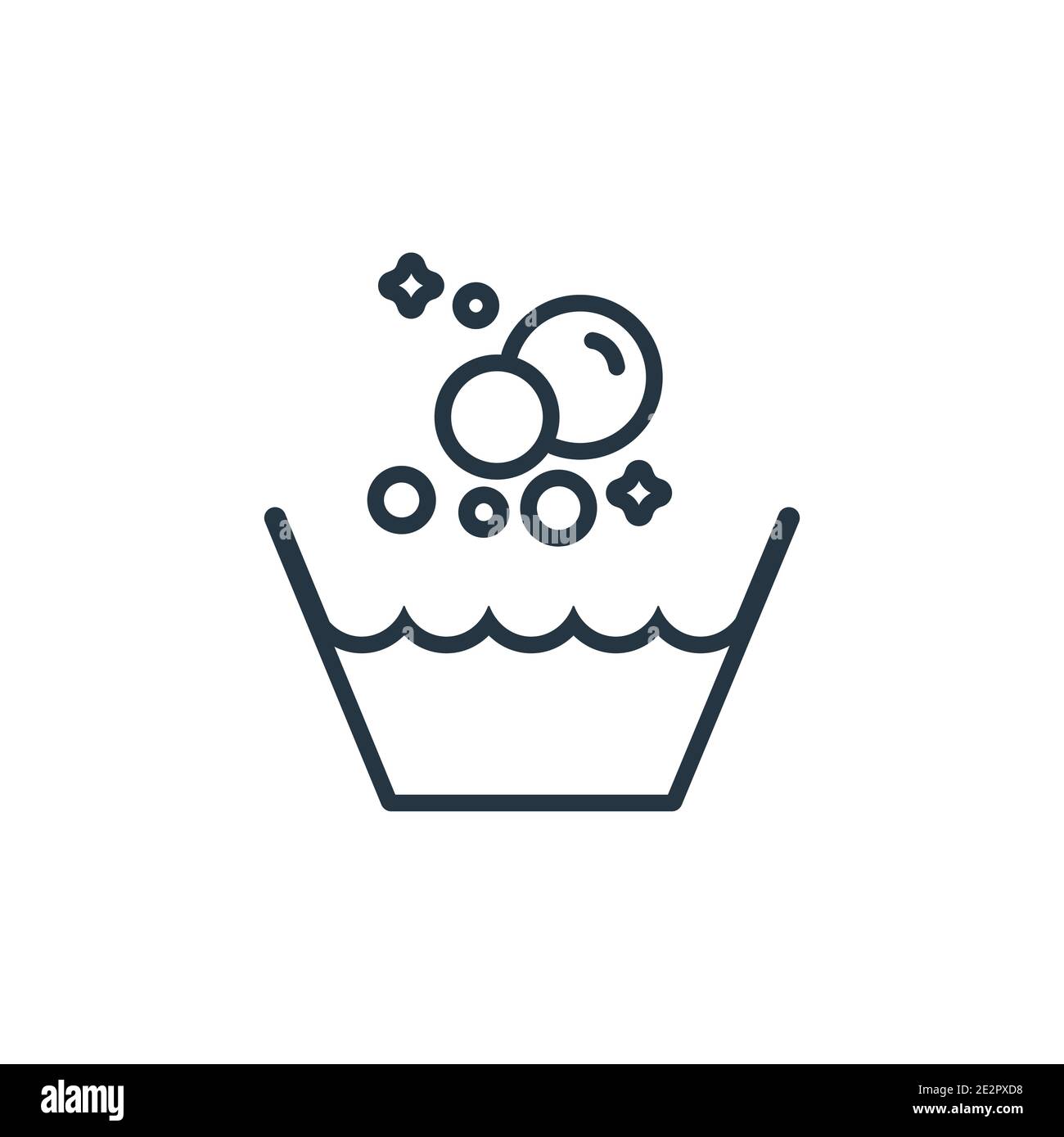 Soak Outline Vector Icon Thin Line Black Soak Icon Flat Vector Simple Element Illustration