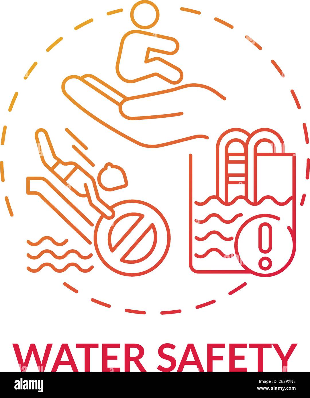 Child underwater pool Stock Vector Images - Alamy