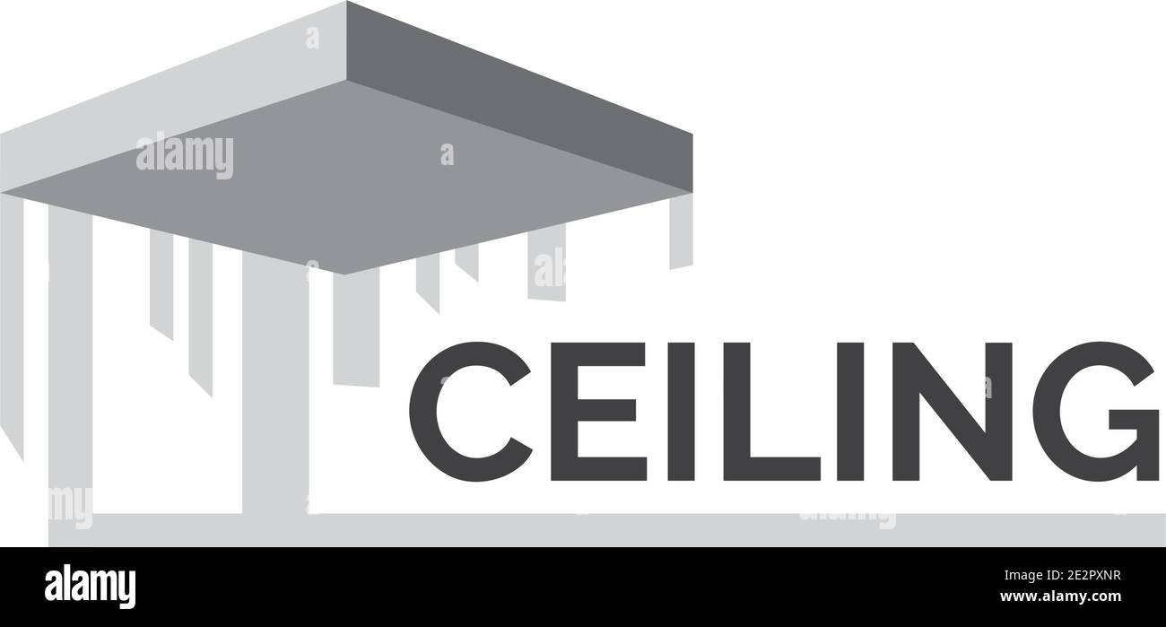 Vector logo of ceiling and stretch ceilings Stock Vector Image & Art ...