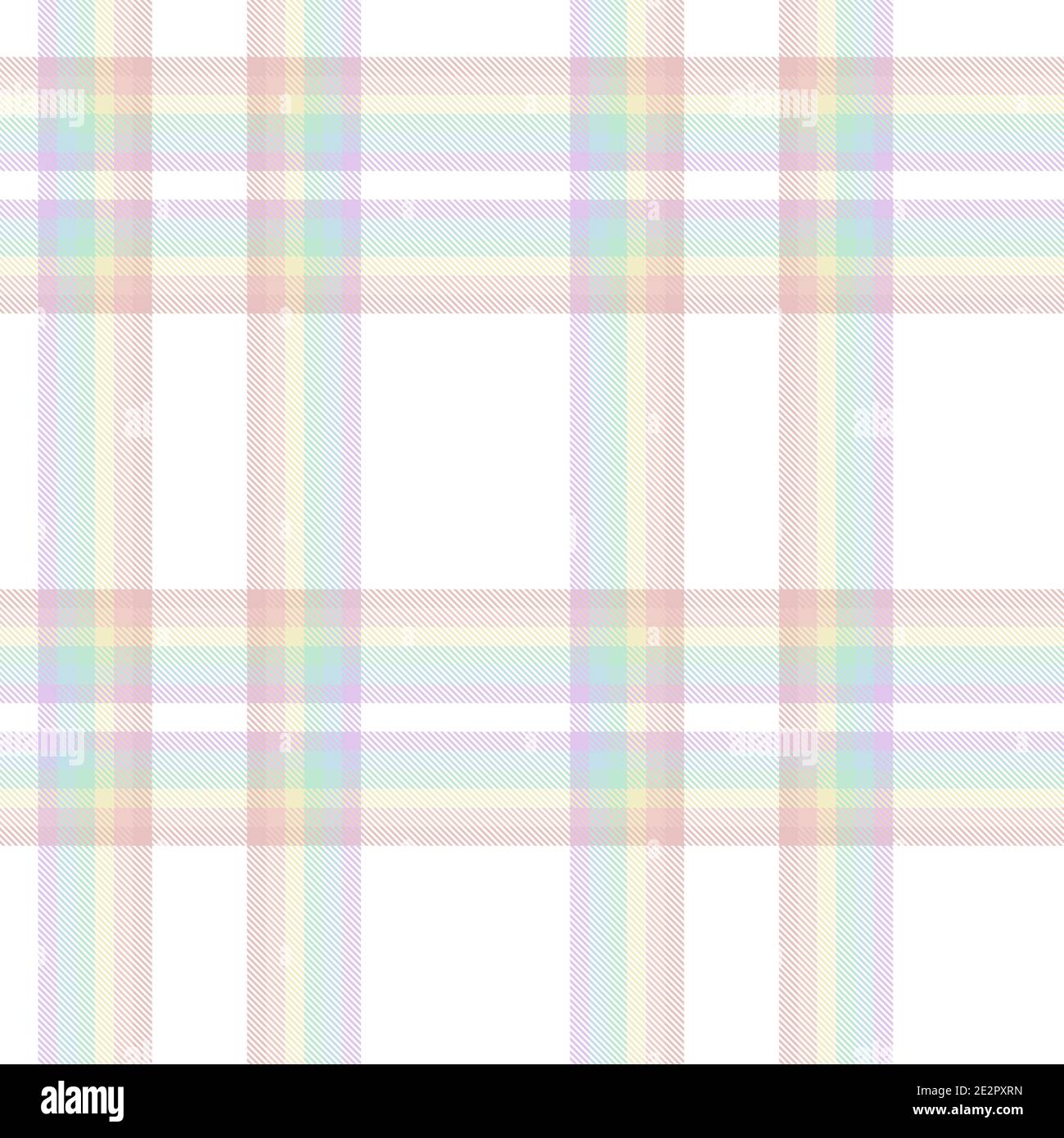 Rainbow Plaid, checkered, tartan seamless pattern suitable for fashion ...