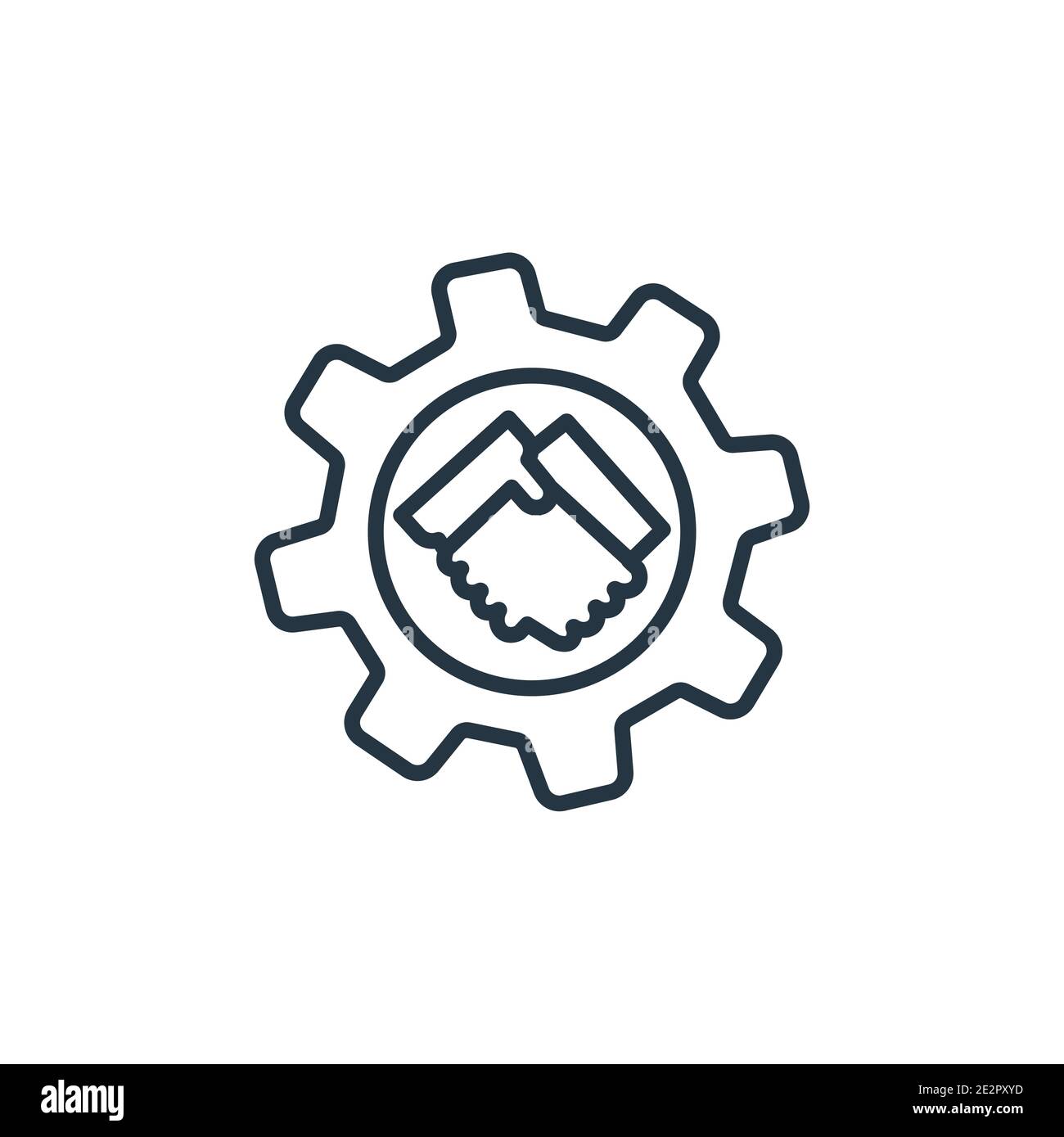 Customer relationship management outline vector icon. Thin line black ... Customer relationship management outline vector icon. Thin line black ...