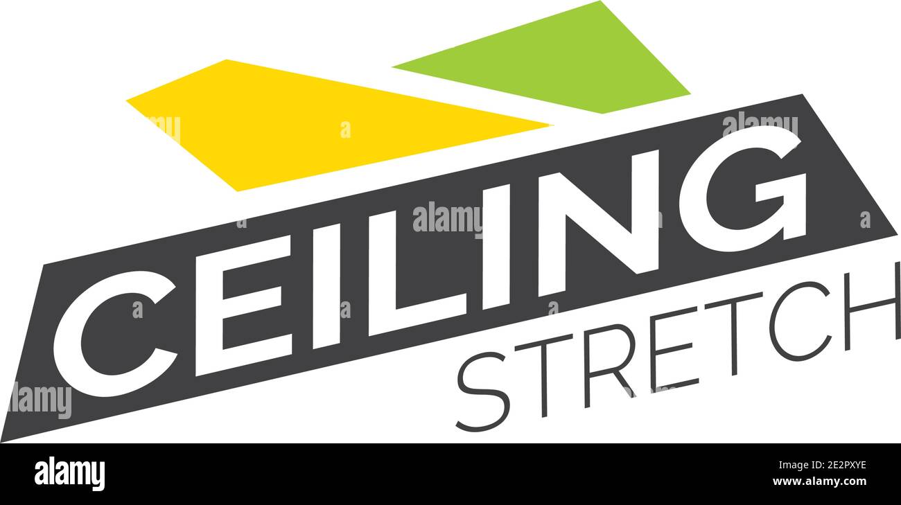 Vector logo of ceiling and stretch ceilings Stock Vector Image & Art ...