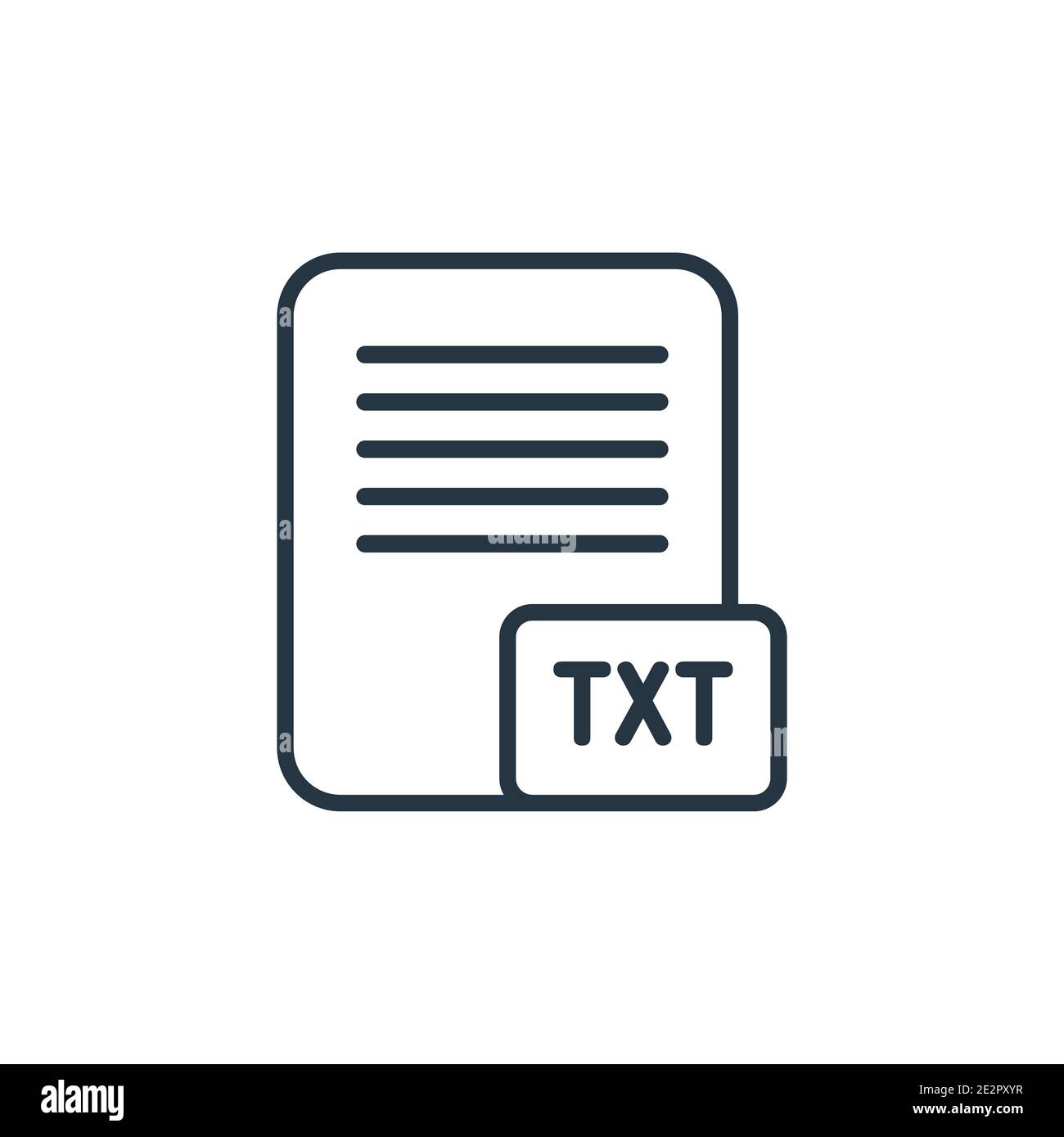 Text format outline vector icon. Thin line black text format icon, flat ...