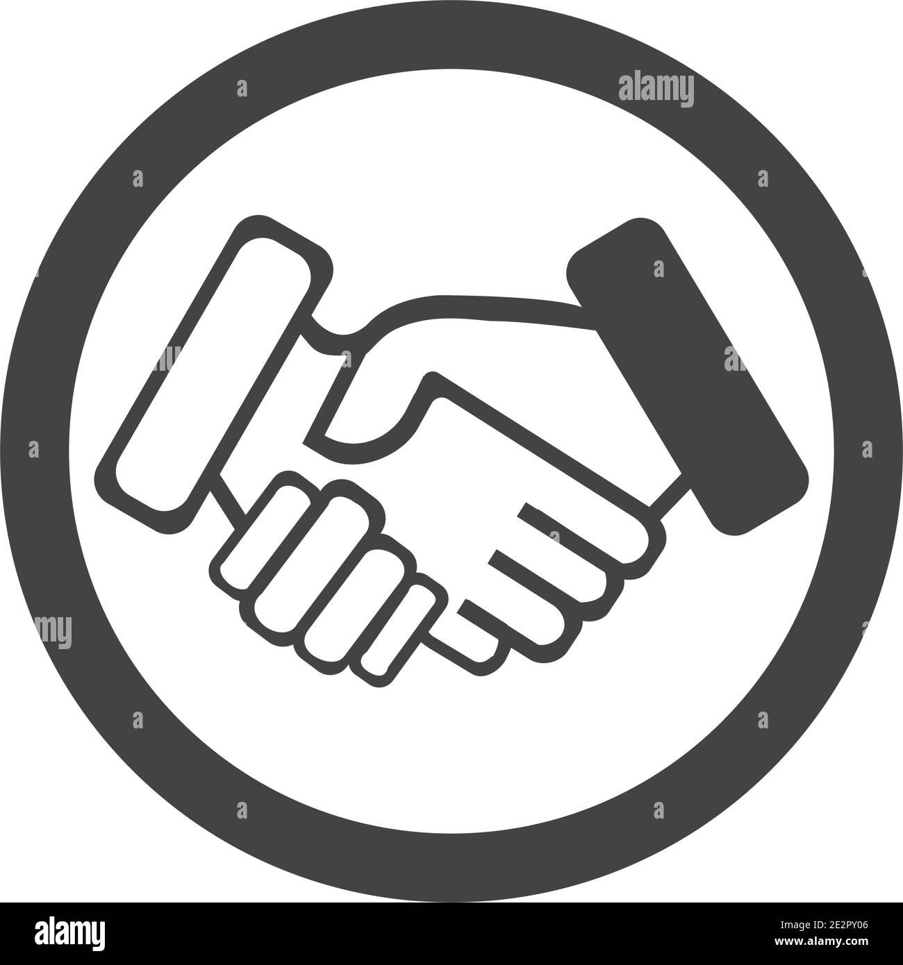 Hand Shake logo template Stock Vector Image & Art - Alamy