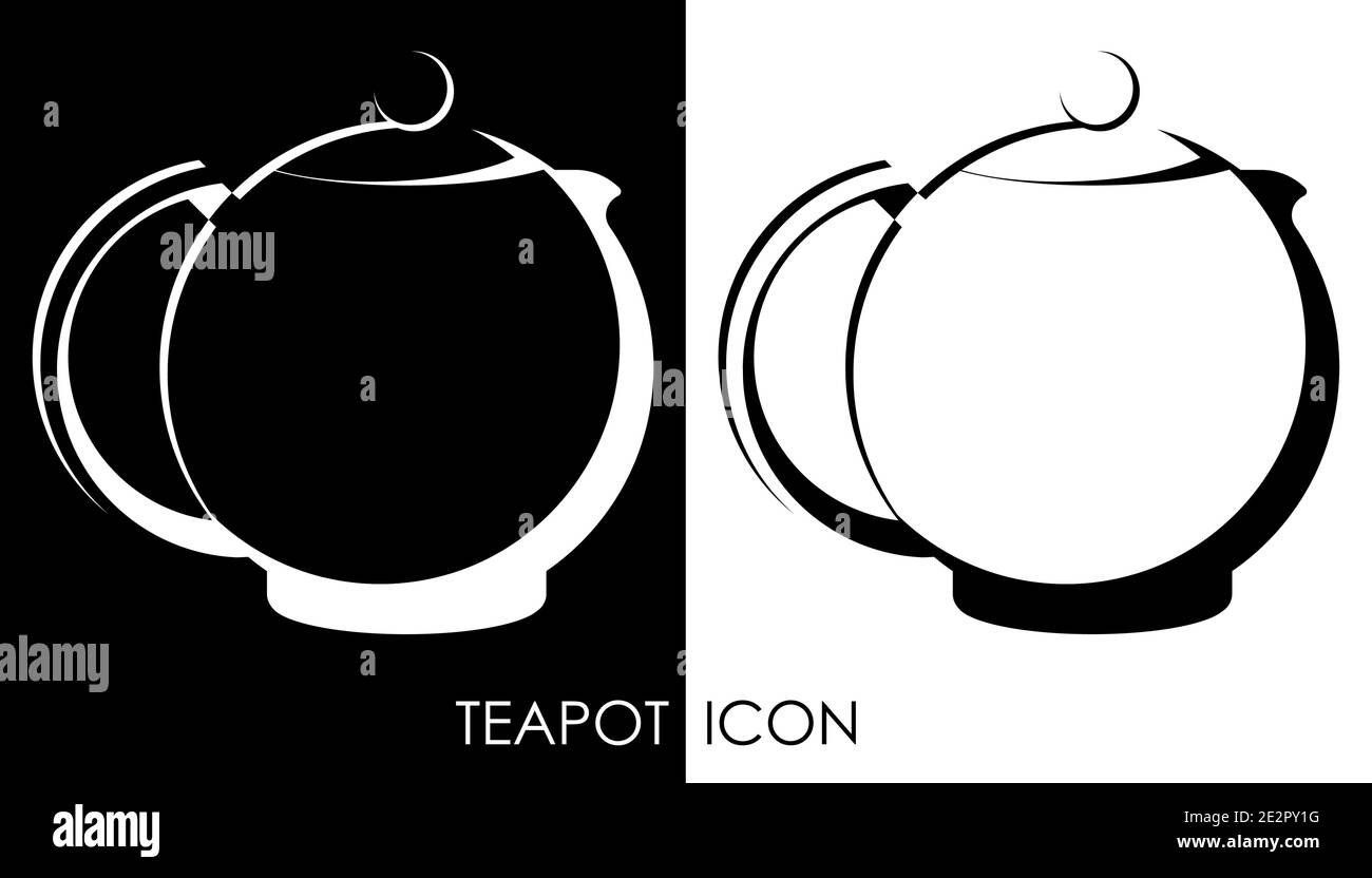 Modern Teapot Silhouette