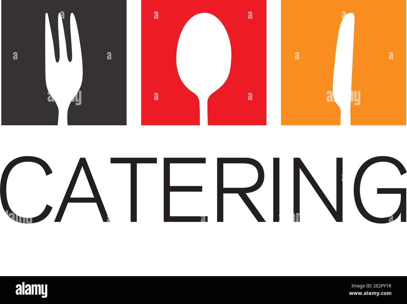 Vector logo catering, restaurant and food Stock Vector Image & Art - Alamy