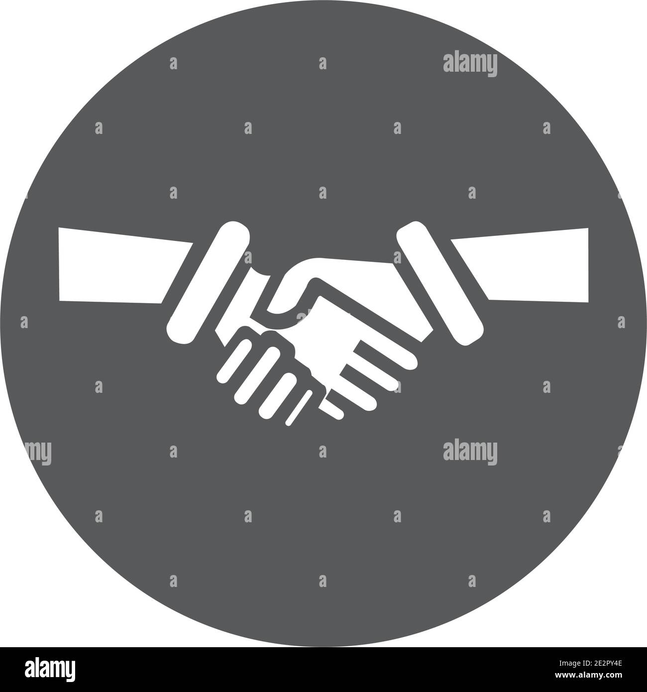 Hand Shake logo template Stock Vector Image & Art - Alamy