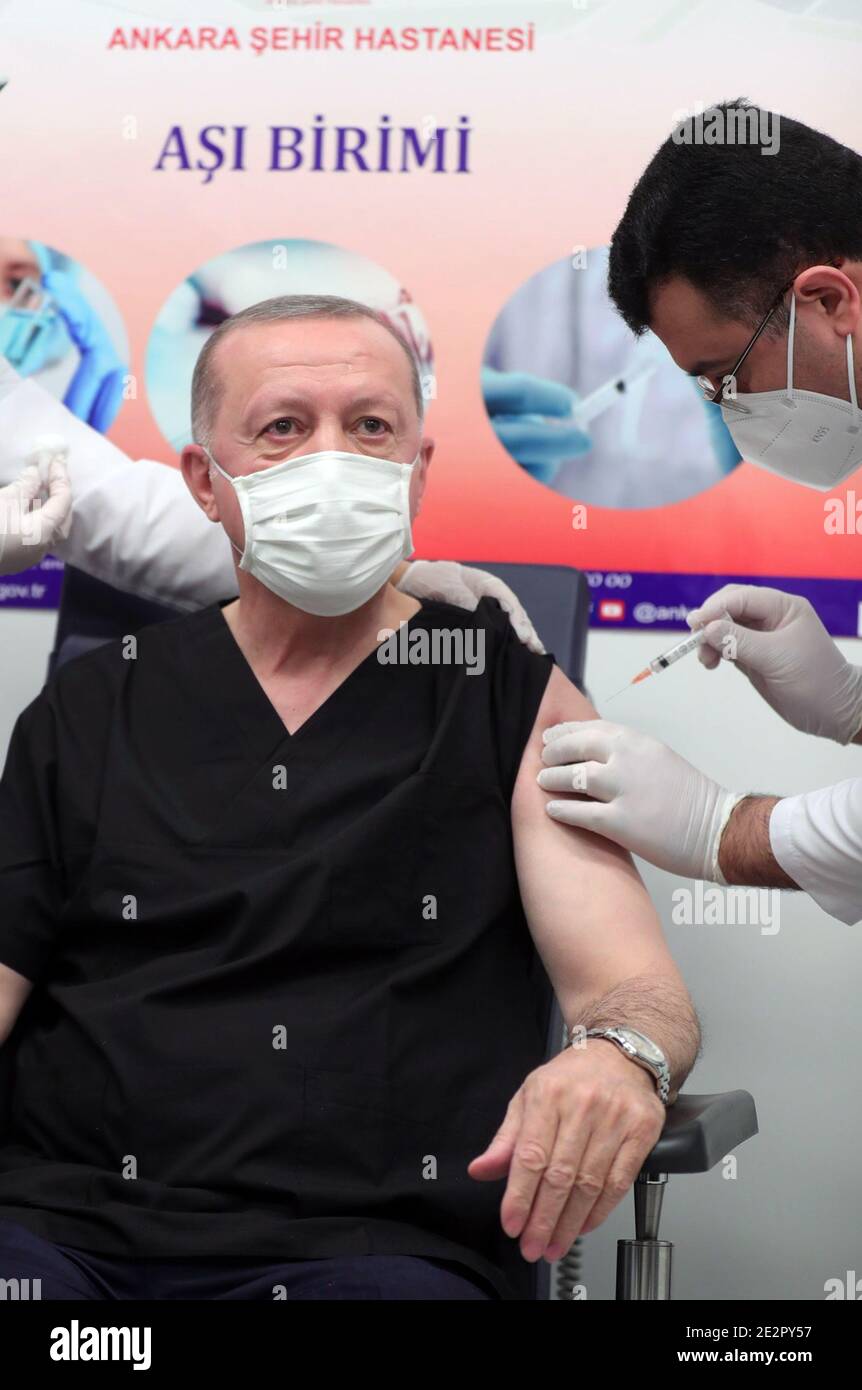 Beijing, China. 15th Jan, 2021. Turkish President Recep Tayyip Erdogan ...