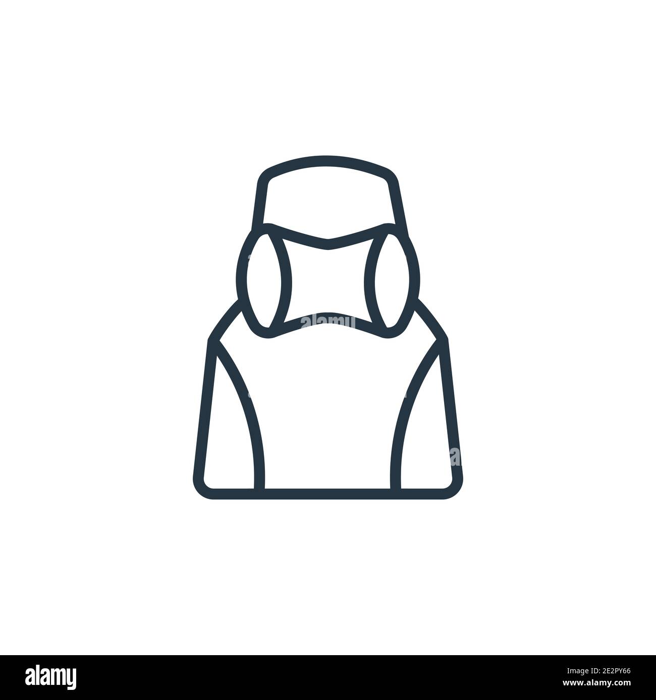 Car headrest outline vector icon. Thin line black car headrest icon ...