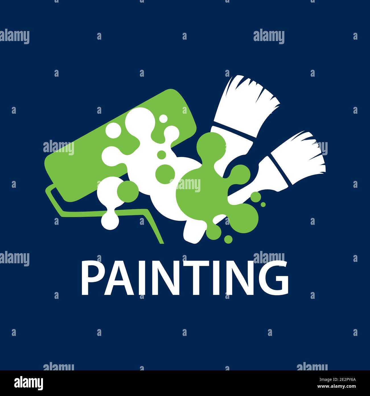Vector logo of a painter, paint Stock Vector Image & Art - Alamy