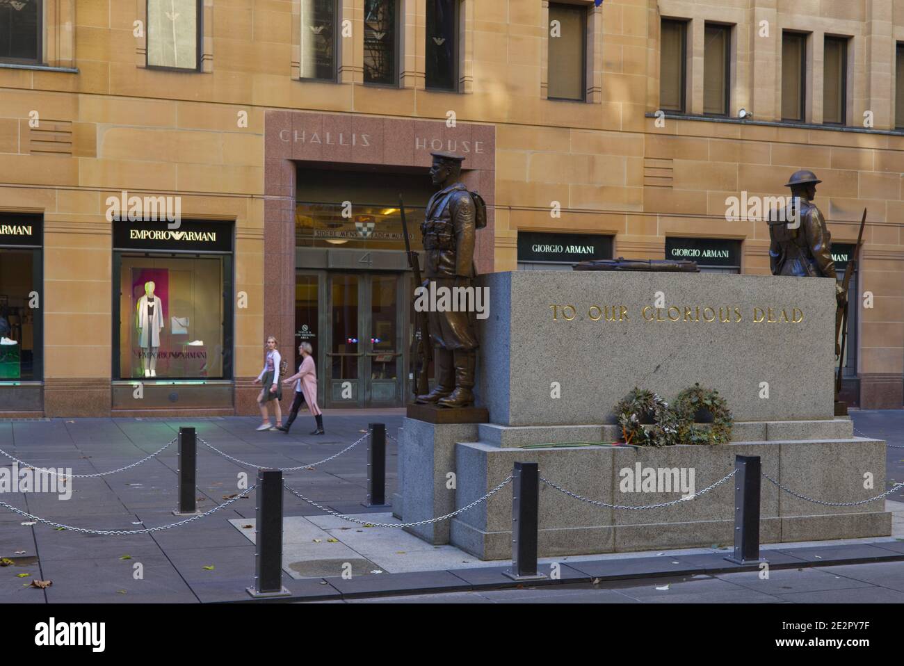 The Cenotaph War memorial in Martin Place Sydney Australia Stock Photo ...