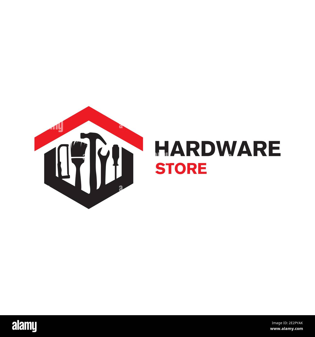 Vector logo of a store, building materials company Stock Vector Image ...