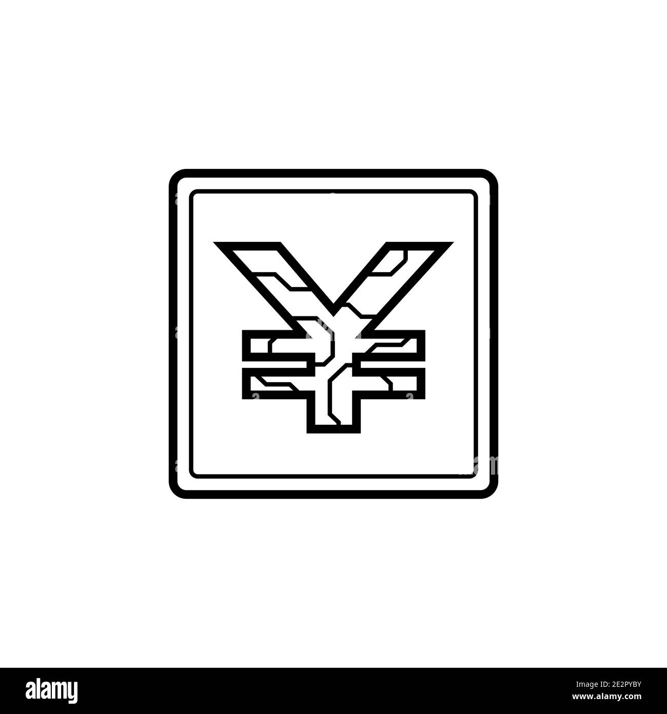 Sign chinese yuan digital Cut Out Stock Images & Pictures - Alamy