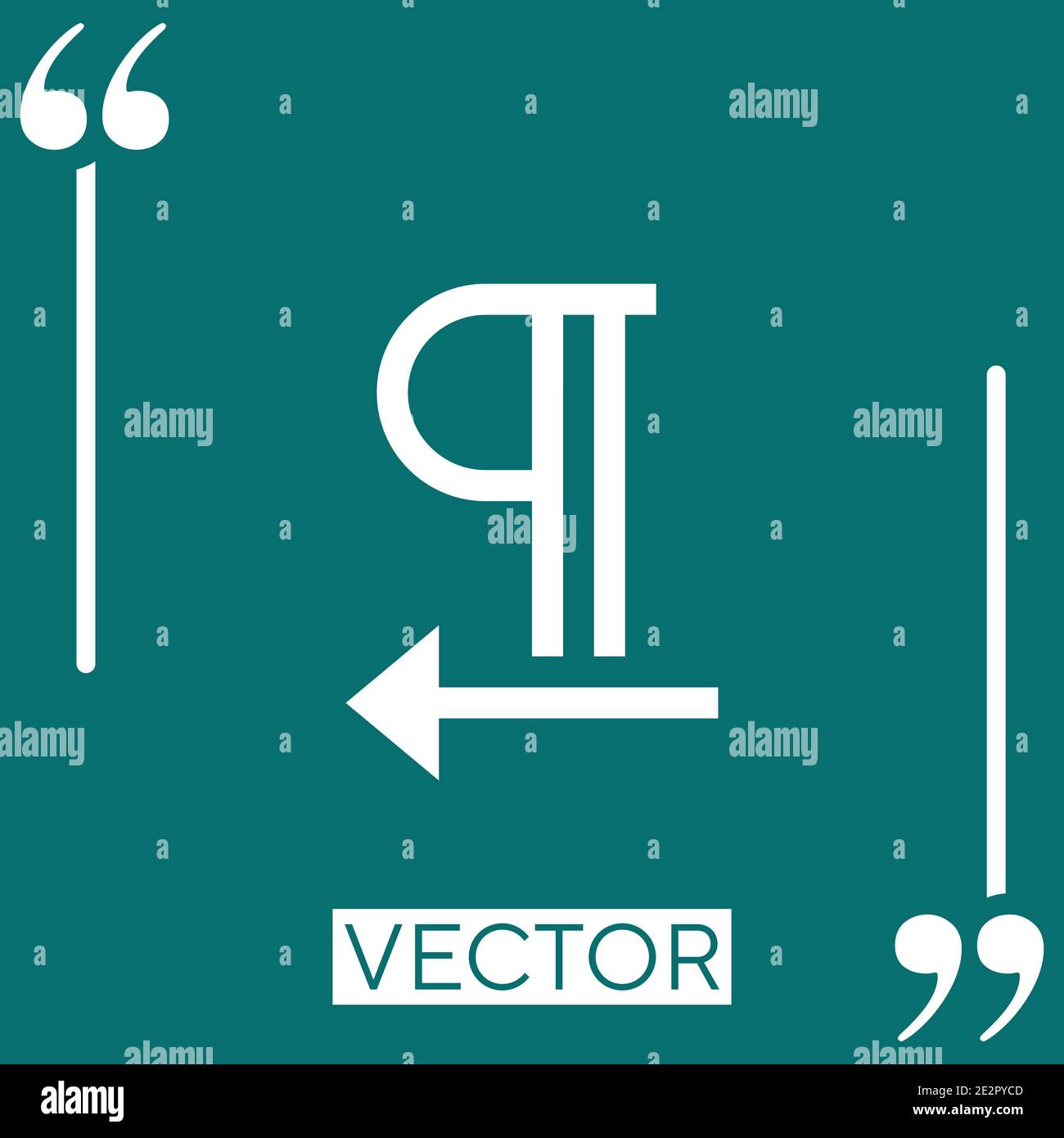 paragraph vector icon Linear icon. Editable stroke line Stock Vector ...