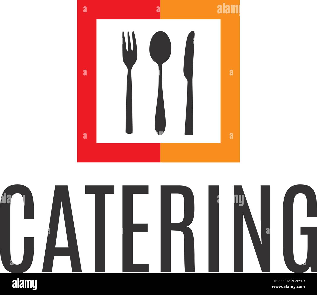 Vector logo catering, restaurant and food Stock Vector Image & Art - Alamy