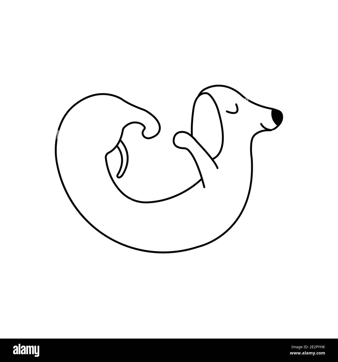 Animal bending Stock Vector Images - Alamy